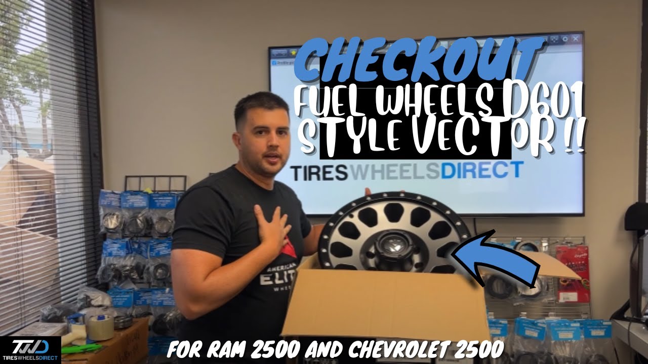 RAM 2500 and Chevrolet 2500 fits FUEL WHEELS D601 style Vector!! - YouTube