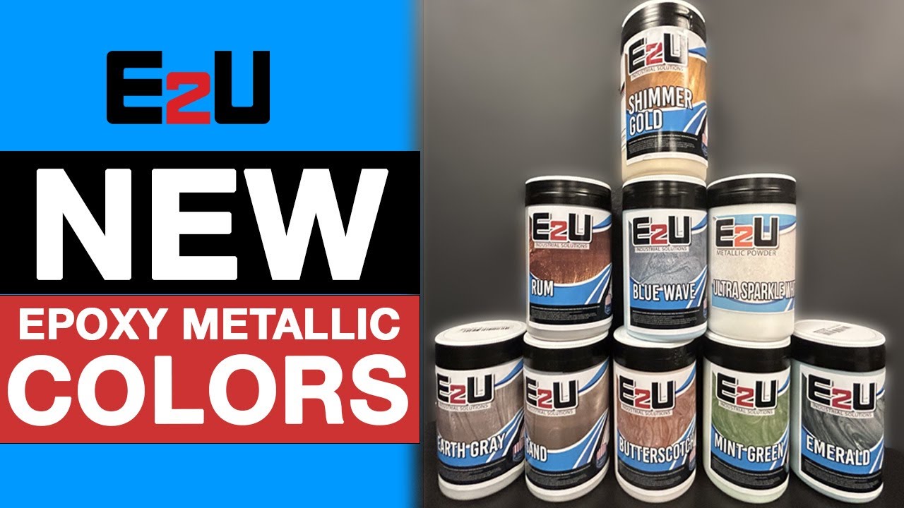 New Epoxy Metallic Colors - YouTube