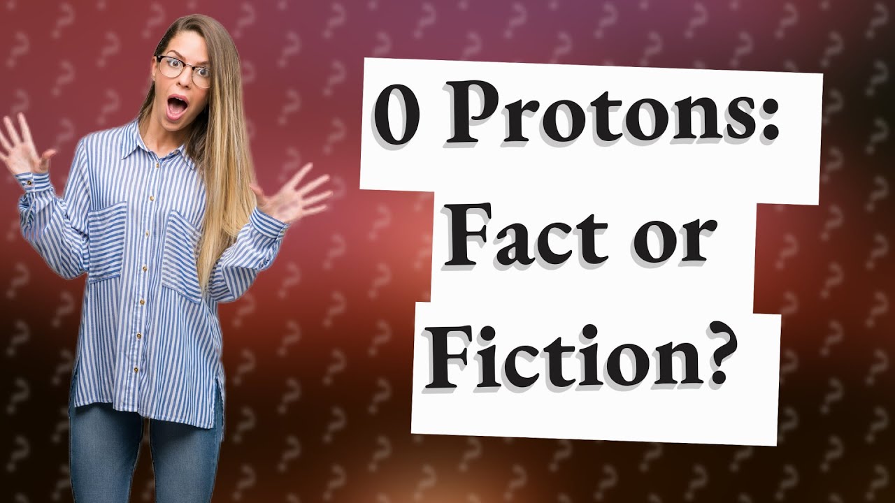 Can something have 0 protons? - YouTube