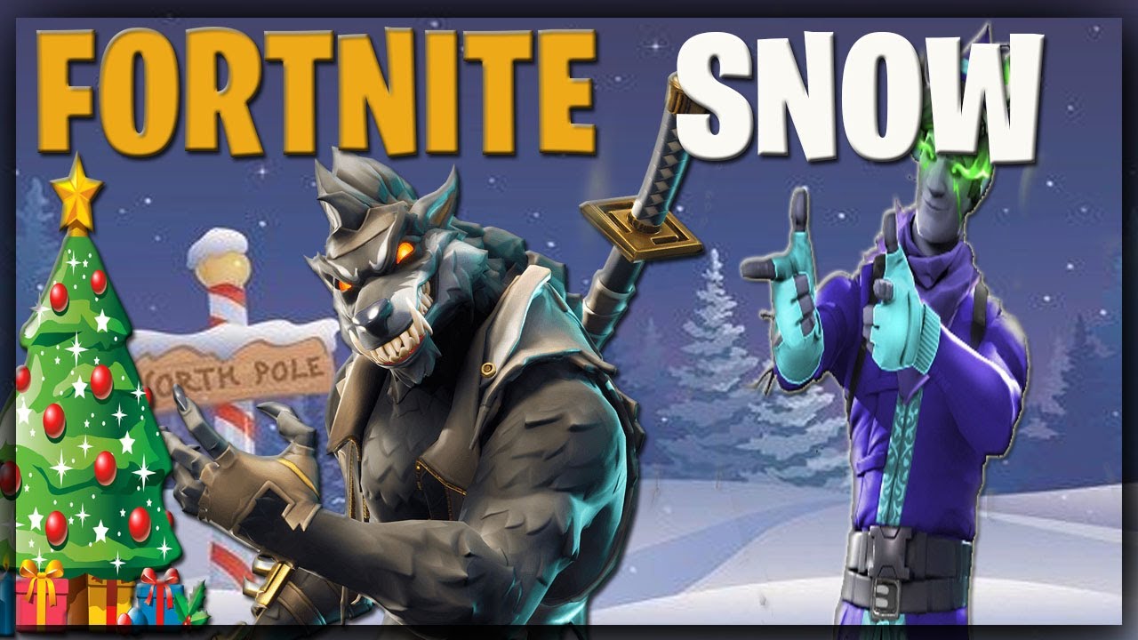 FORTNITE SNOW MAP EVENT LIVE! Fortnite NEW SNOW CHRISTMAS Update ...
