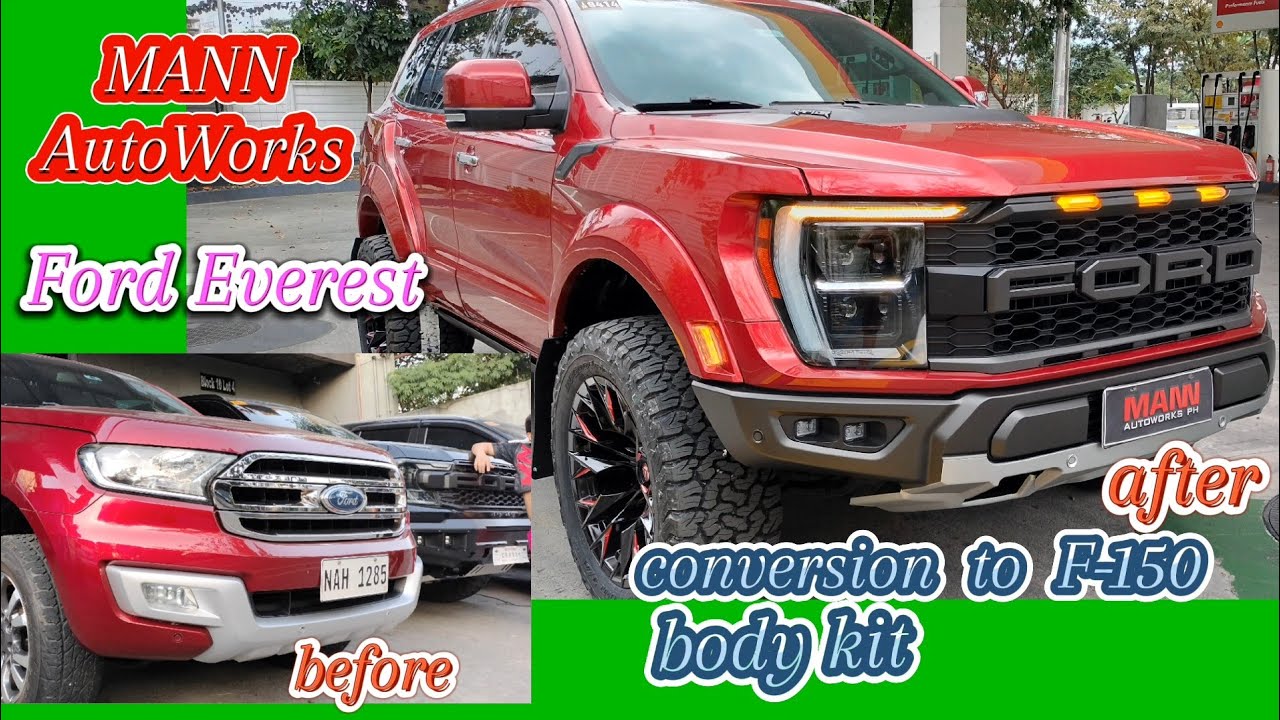 MANN AutoWorks. / Ford Everest conversion to F-150 body kit. 🚘 - YouTube