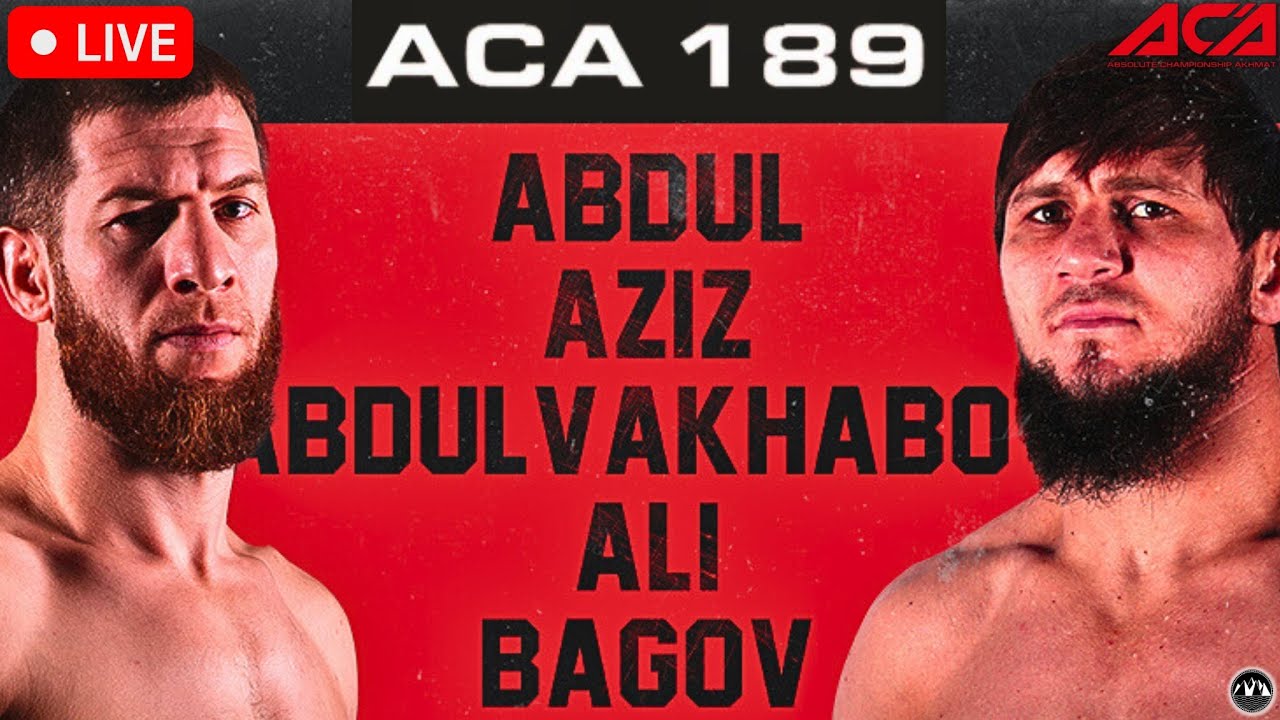 ACA 189: Abdulvakhabov vs. Bagov 4 | LIVE STREAM | Fight Companion MMA ...