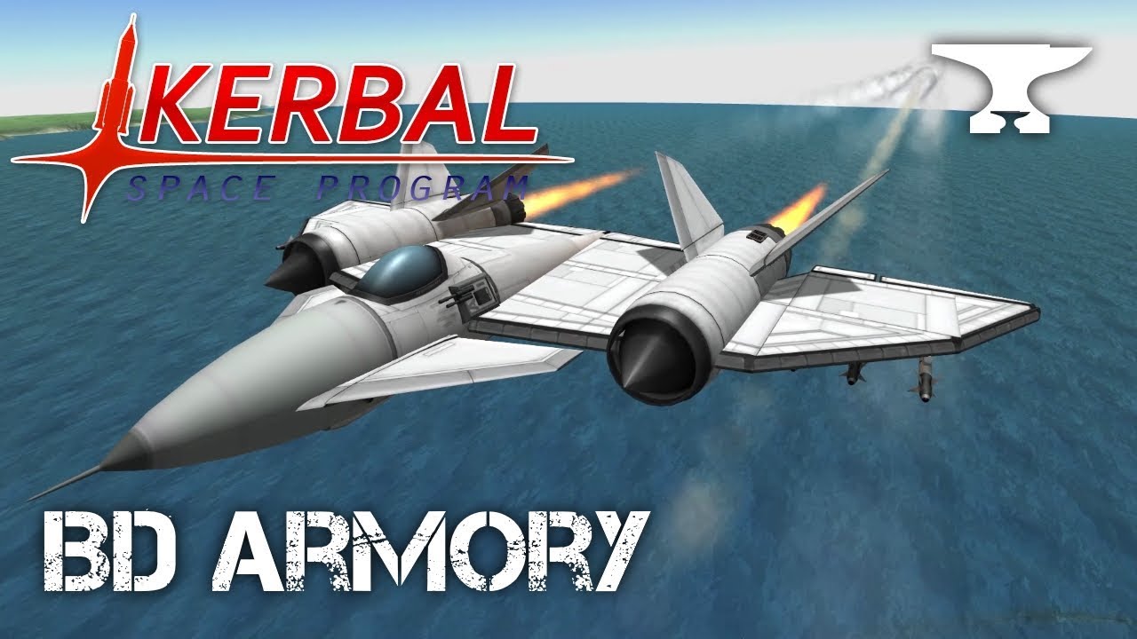 Fighter Testing - A Heavy Flying Wing - Kerbal Space Program & BD ...