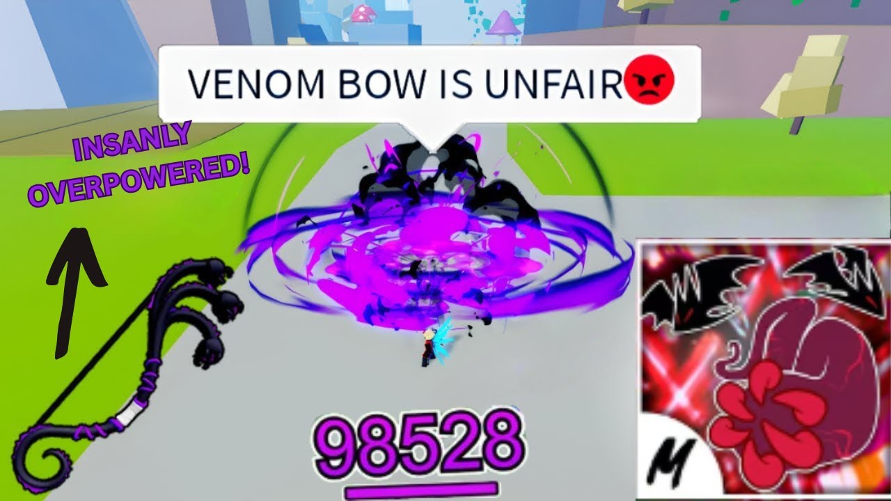 DESTROYING players with this INSANLY OVERPOWERED VENOM BOW combo ...
