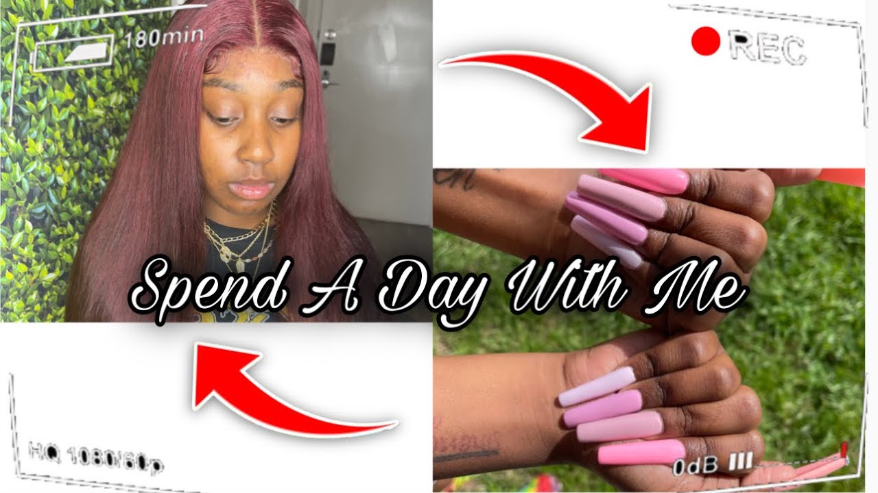 A mini spend a day with me 💅🏾 - YouTube