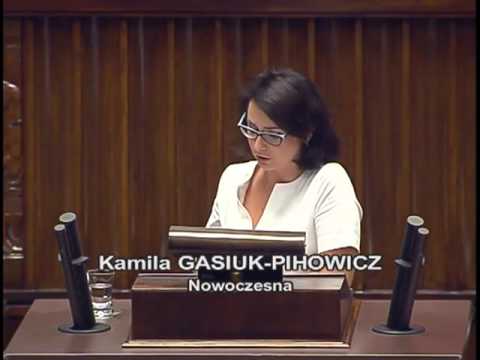 Kamila Gasiuk Pihowicz - wystąpienie z 21 lipca 2016 r.