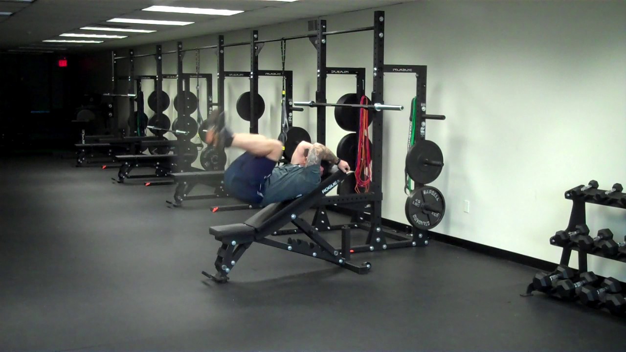INCLINE BENCH CURL UP - YouTube