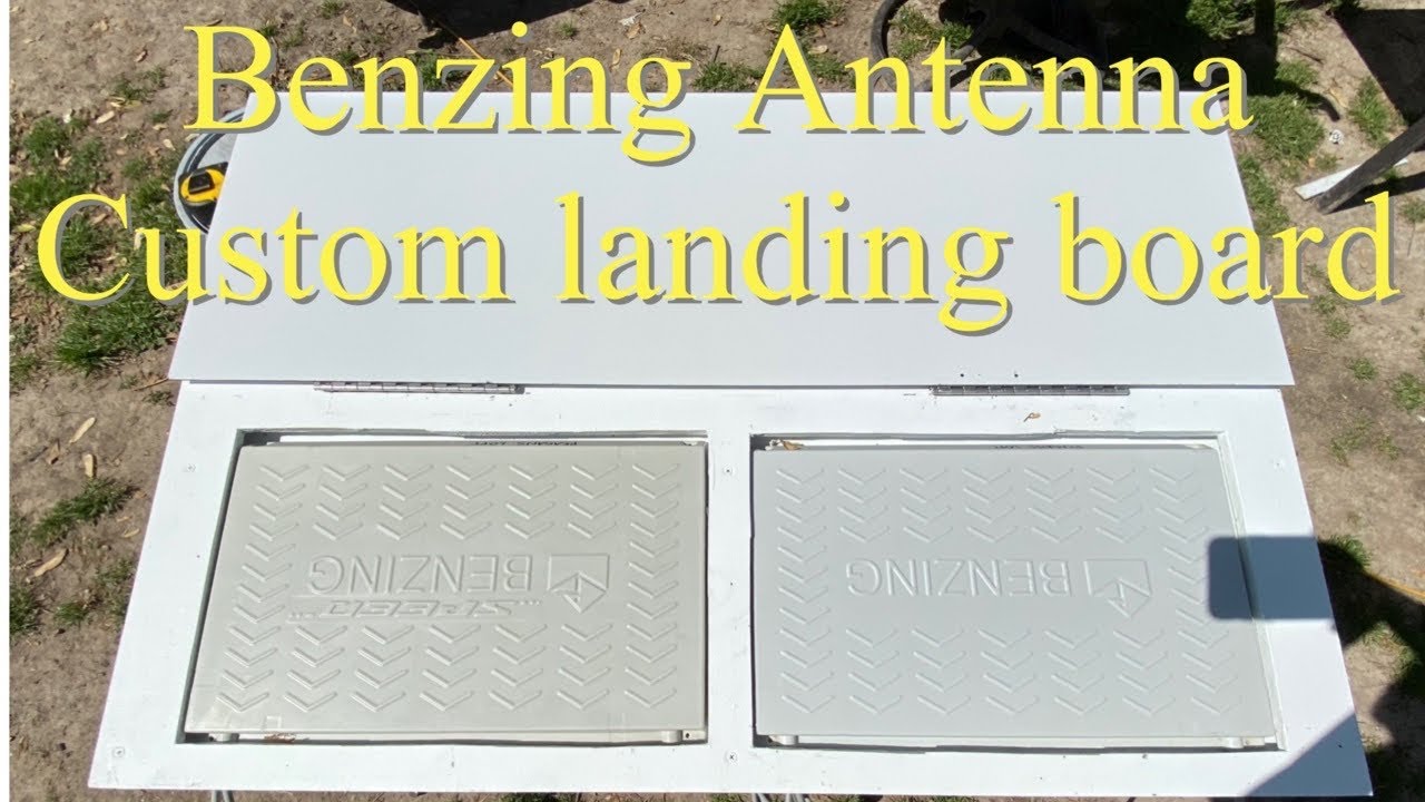 Benzing Antenna with my custom landing board -Virginia beach - YouTube