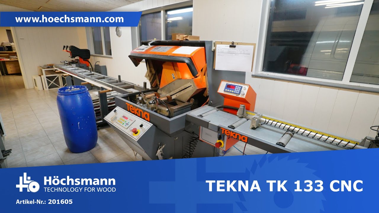 TEKNA TK 133 CNC (Höchsmann Klipphausen) - YouTube