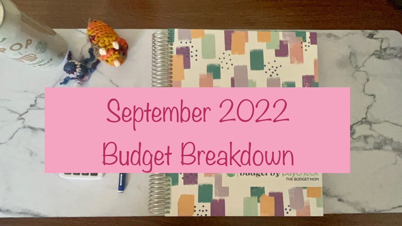 September Budget Breakdown| Zero Based Budget| Low Income Budget ...