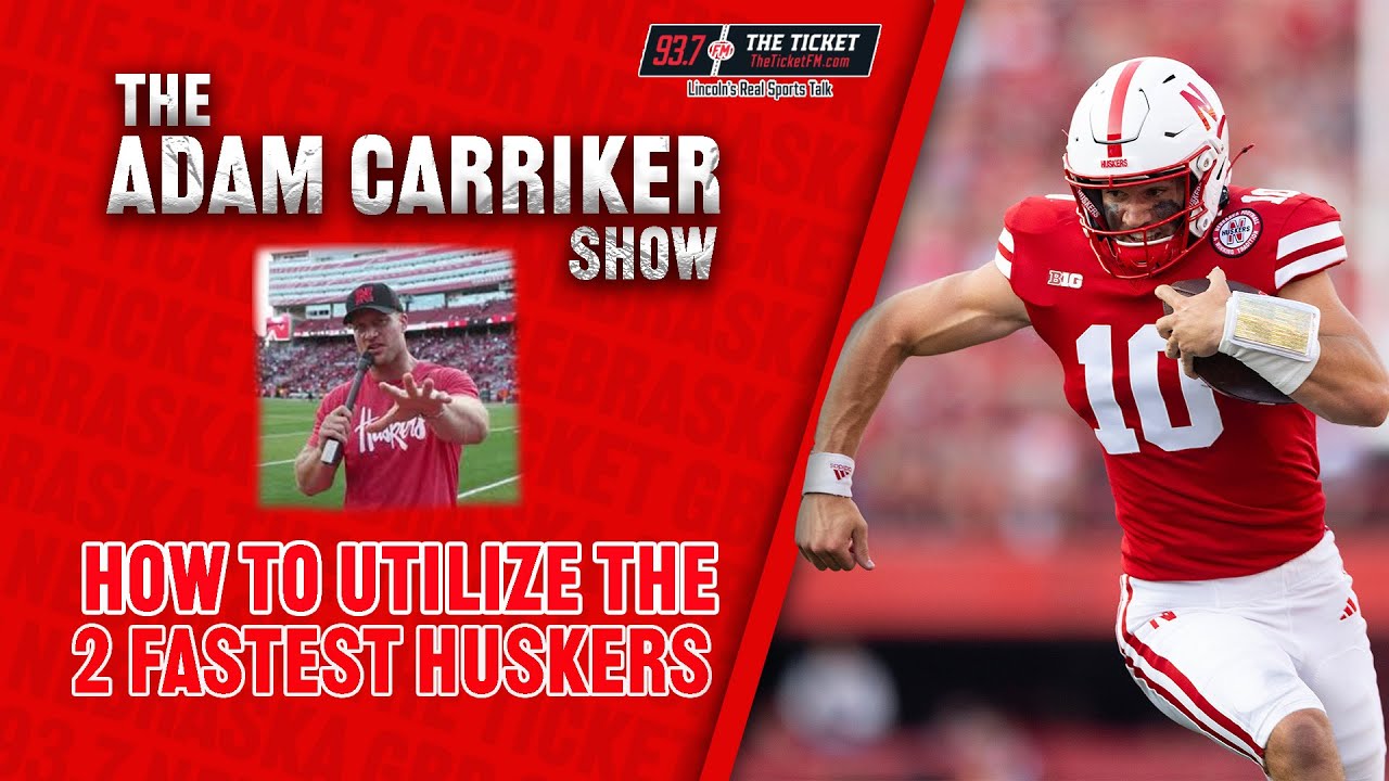 How will the #huskers Utilize their 2 Fastest Players? Adam Carriker ...