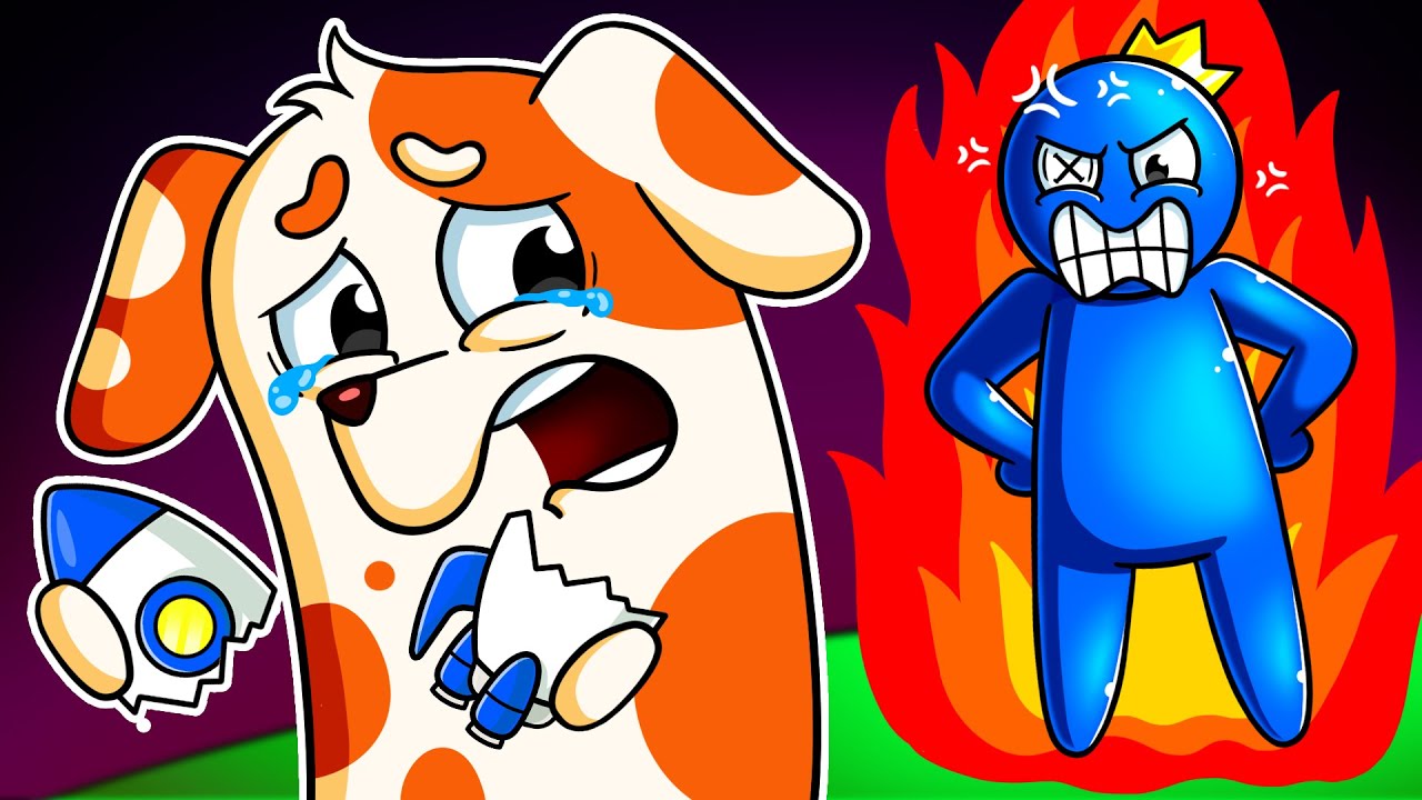 HOO DOO RAINBOW, But BLUE is ANGRY because HOO DOO BROKE his toy?! Hoo ...