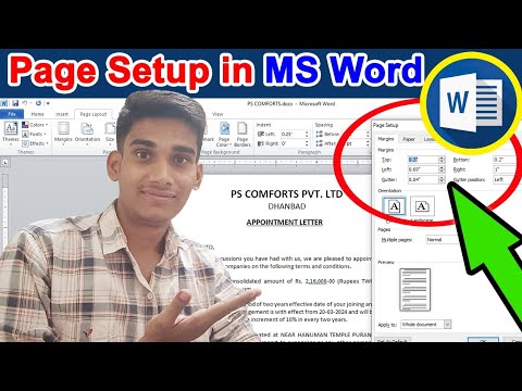 Page Setup in Ms Word/ Winword 🧑‍💻🔥 - YouTube