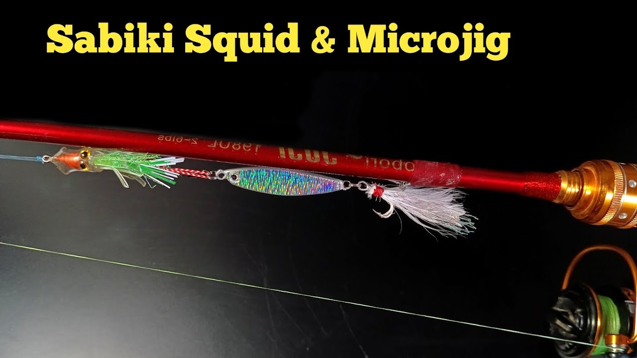 Sabiki Jig For Casting || Tie the braid to the leader line || Tie the ...