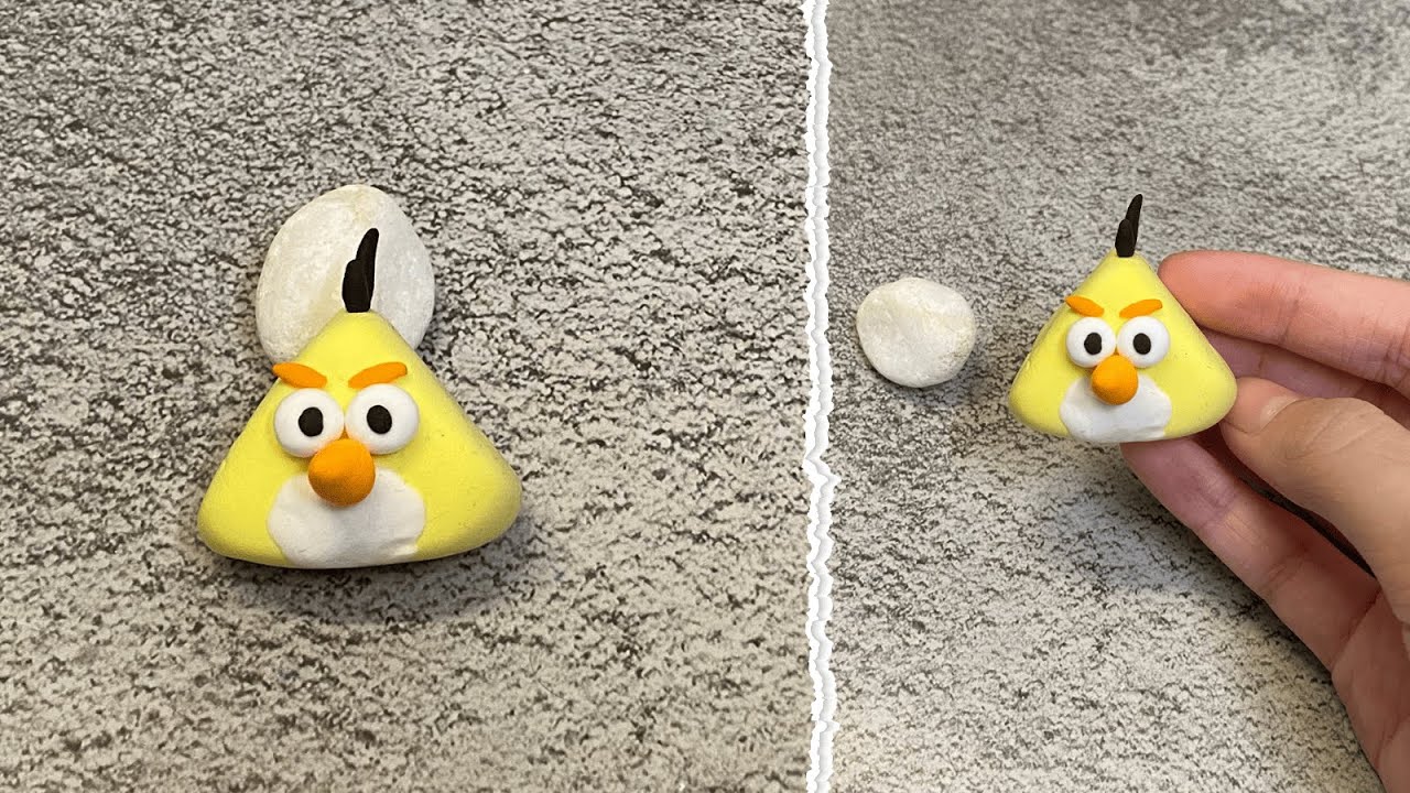 Simple and Adorable "Angry Birds" Sculpting Using Air-Dry Clay | Bird ...