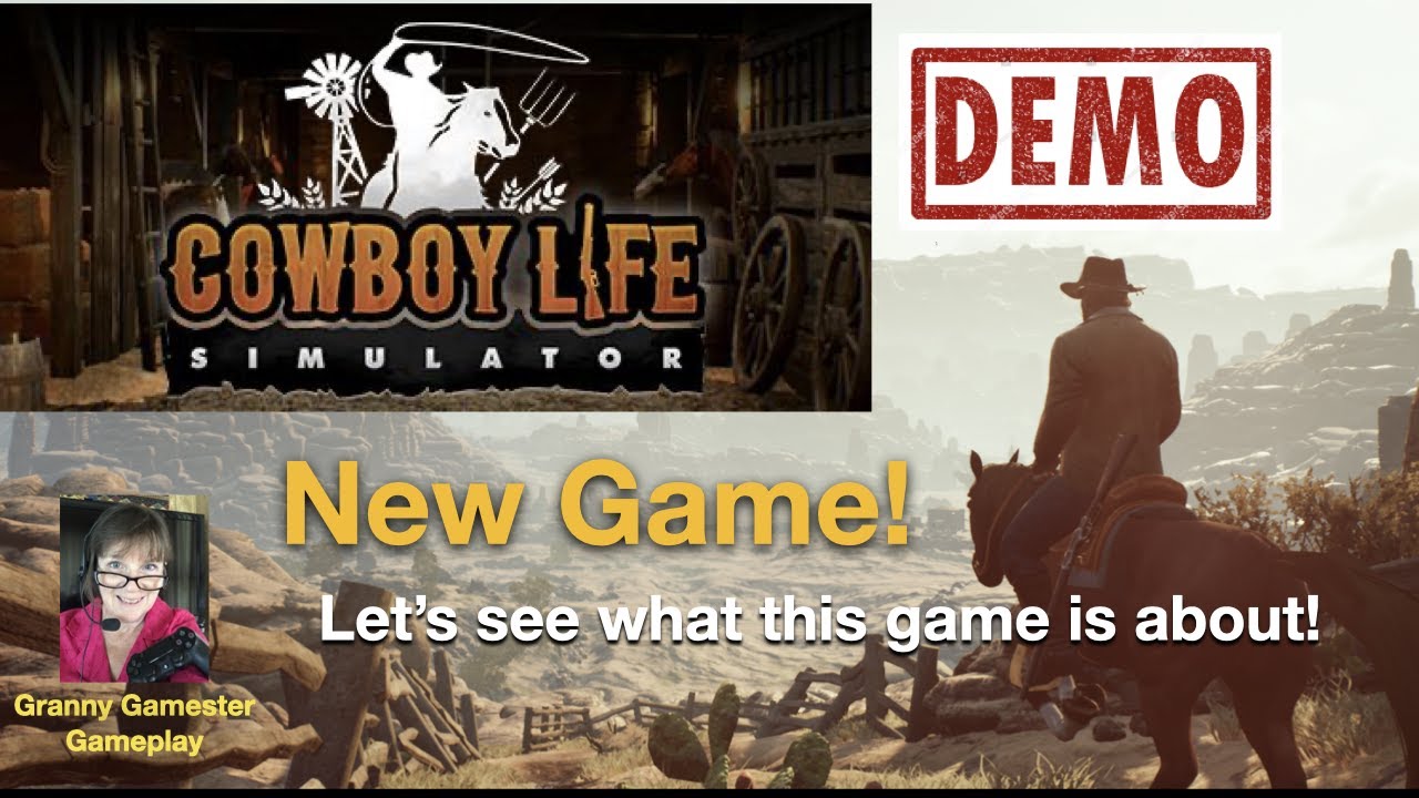 "Cowboy Life Simulator" New Demo Game - YouTube