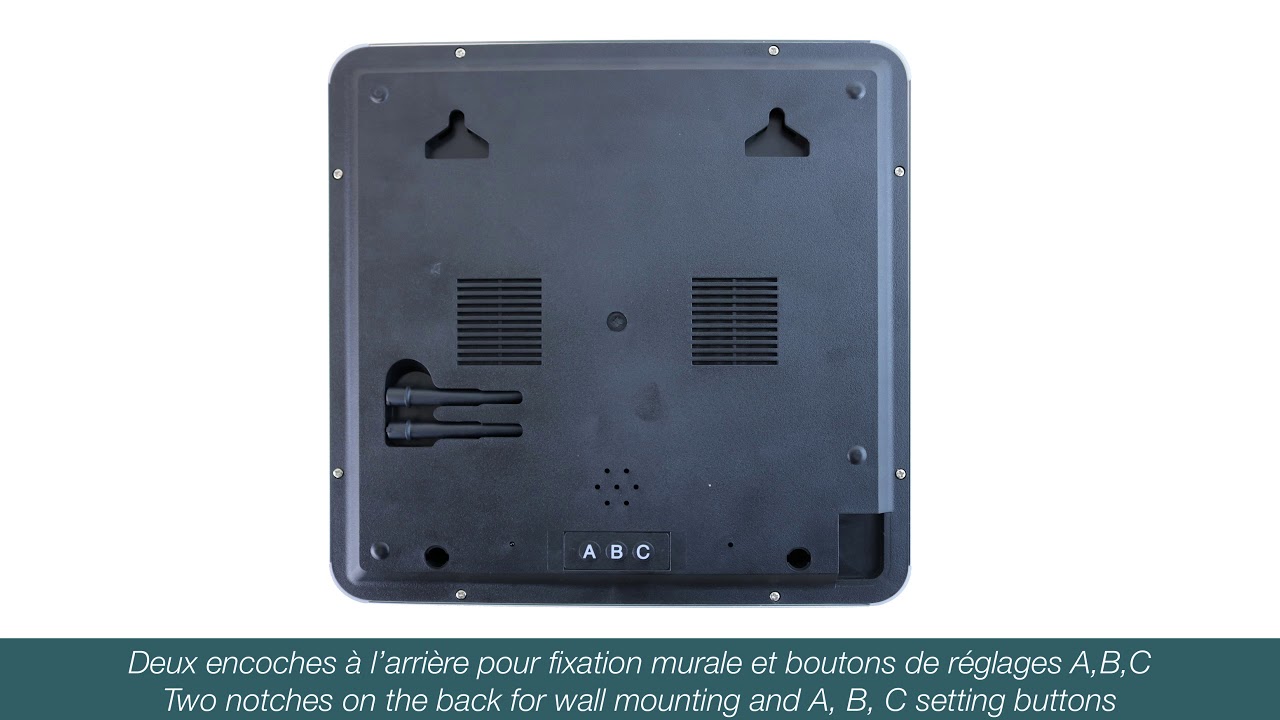 UNILUX clock FLO LED. Horloge Led FLO d'UNILUX - YouTube