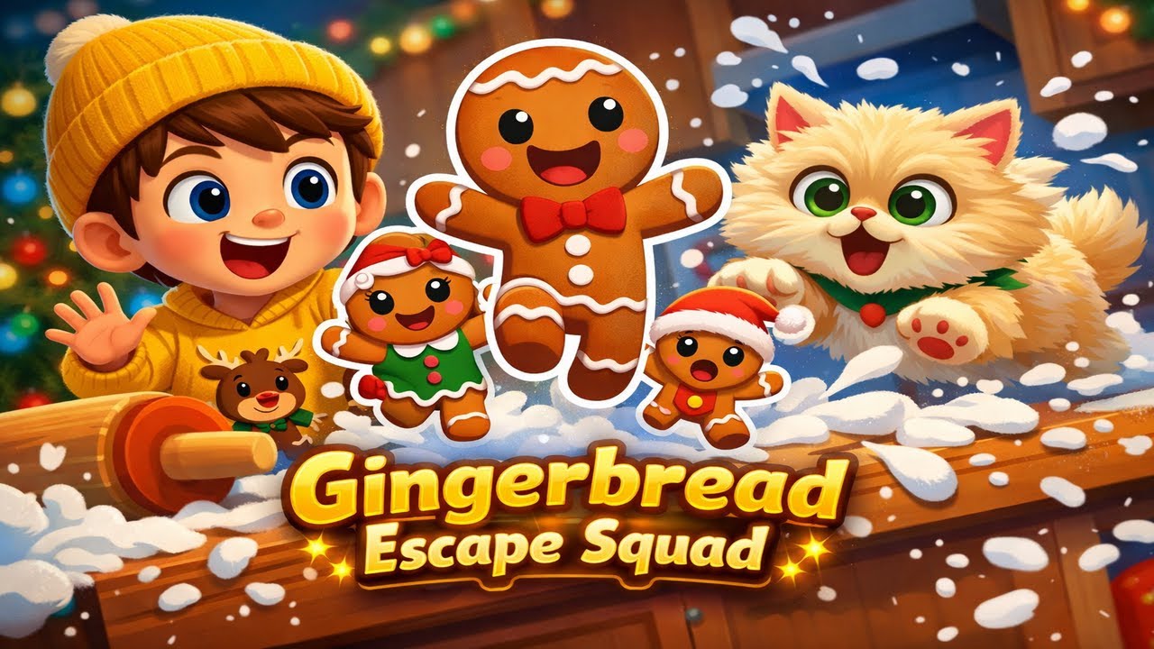 The Gingerbread Escape Mission! Leo & Ziggy Christmas Adventure🎅🍪 - YouTube