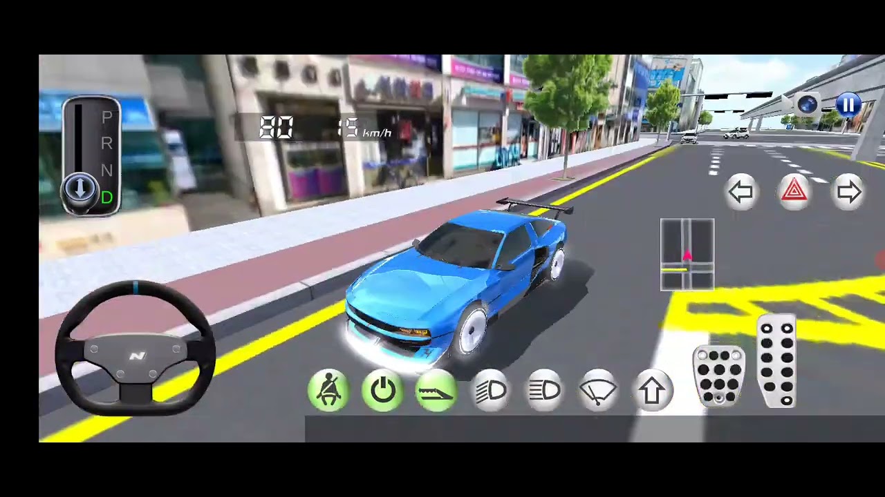 how to pass road driving in 3D driving class - YouTube