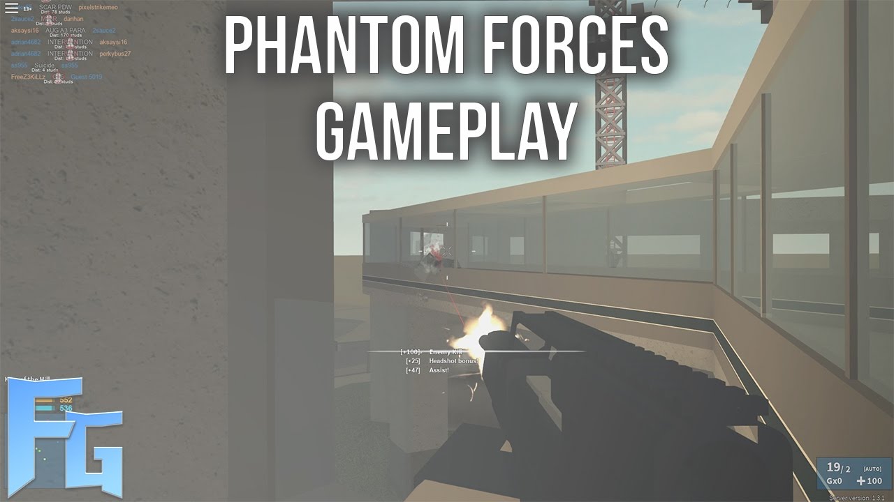 G36 and Intervention Gameplay! Phantom Forces - YouTube