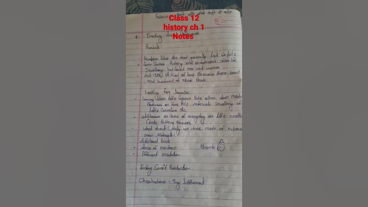 Class 12 History Chapter 1 Notes - YouTube