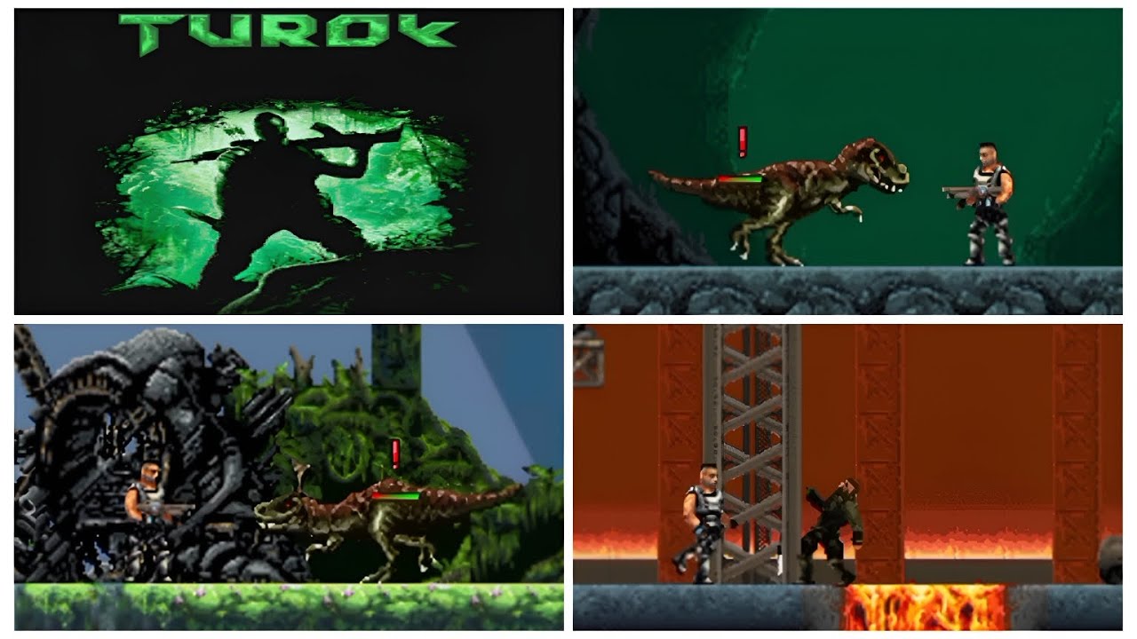 TUROK - ALL BOSSES (JAVA) - YouTube