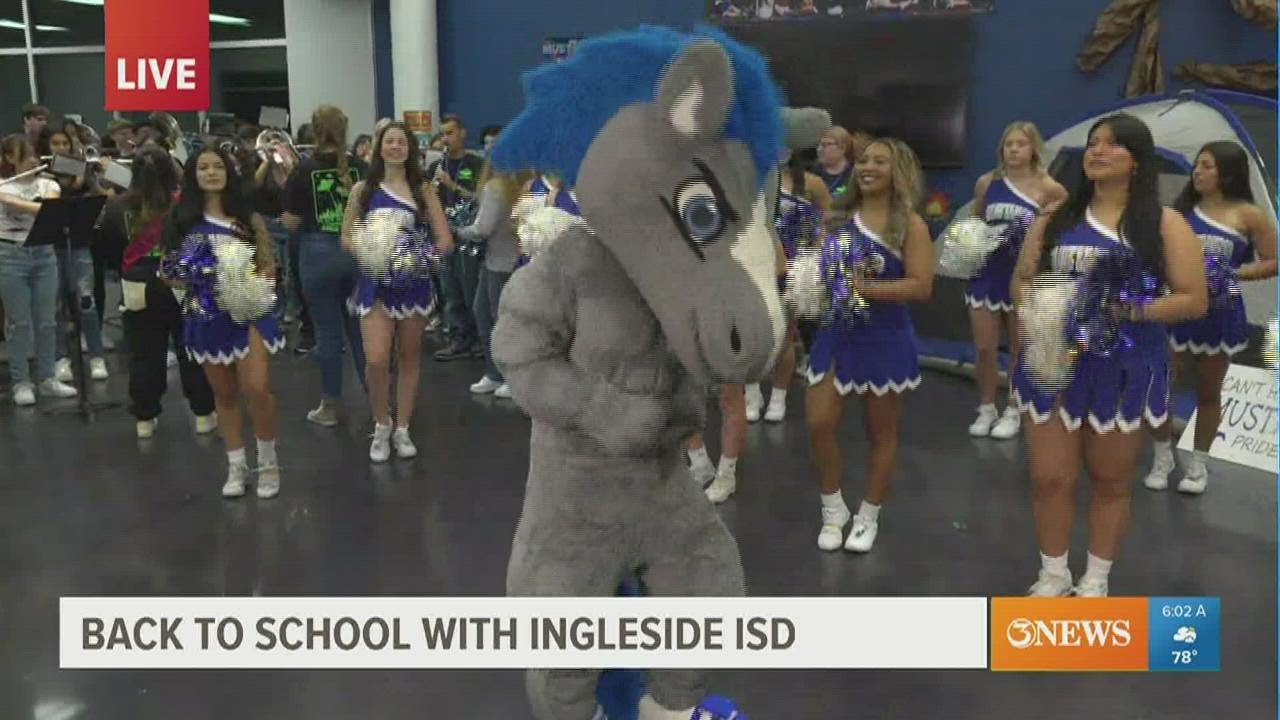 Ingleside ISD welcomes students back to the classroom - YouTube