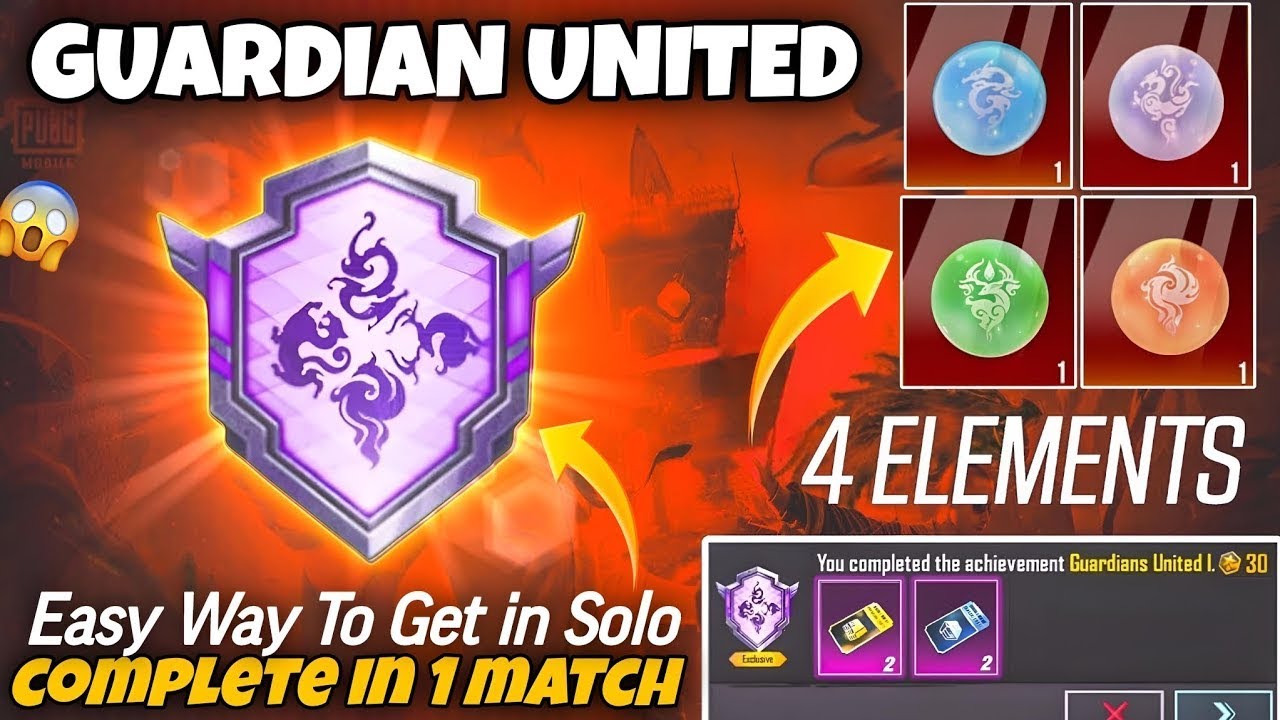 Complete The😱 (Guardian United) Achievement Easily | Best & Easy Trick ...