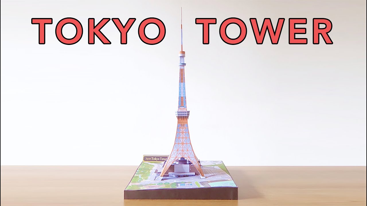 PAPERCRAFT | TOKYO TOWER - YouTube