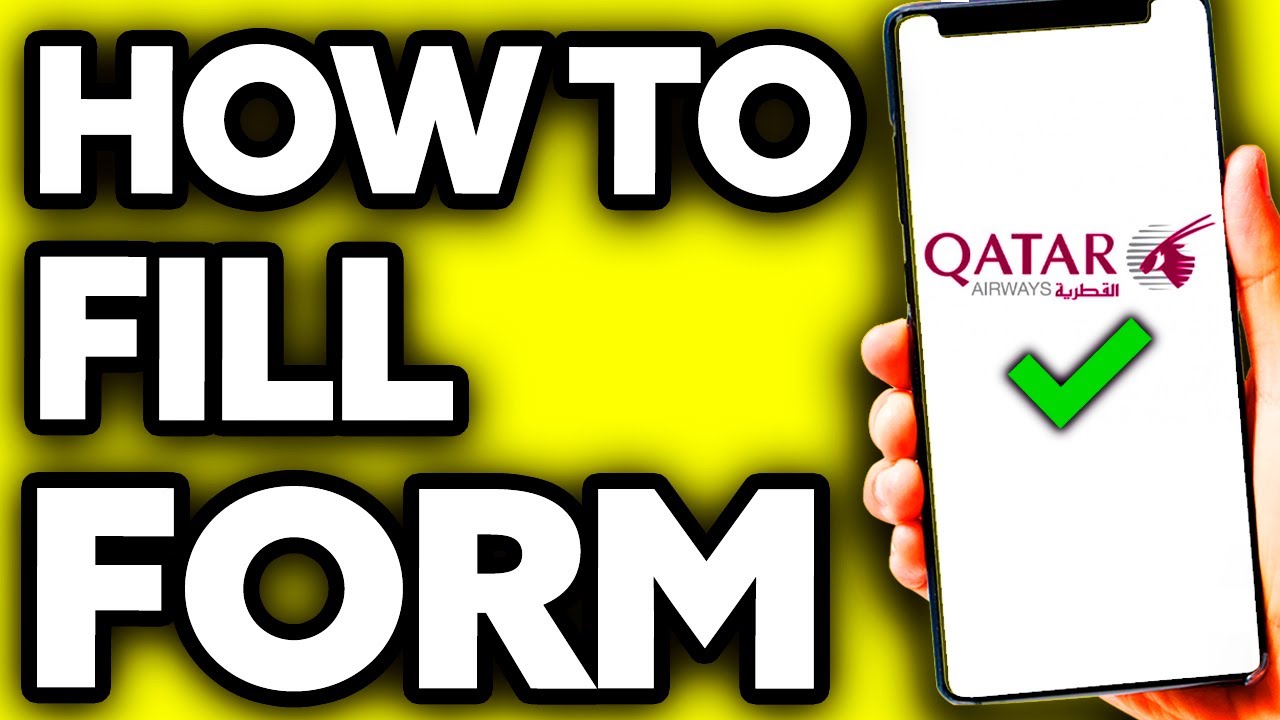 How To Fill Qatar Airways Application Form 2025 - YouTube