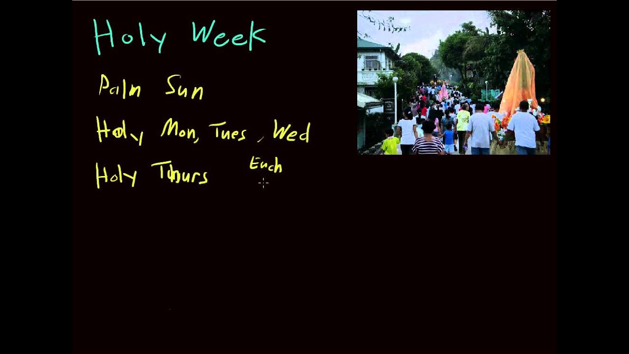 Holy Week Explained - YouTube