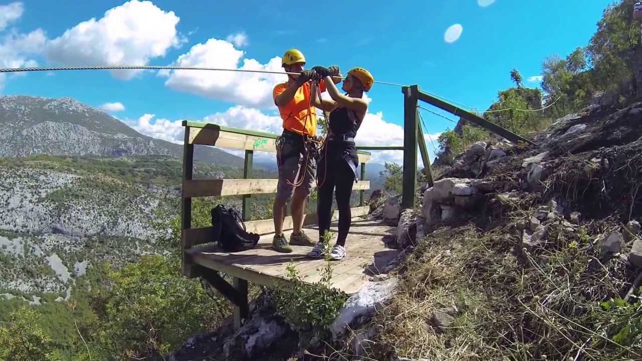 ZIPLINE CROATIA OMIŠ - YouTube