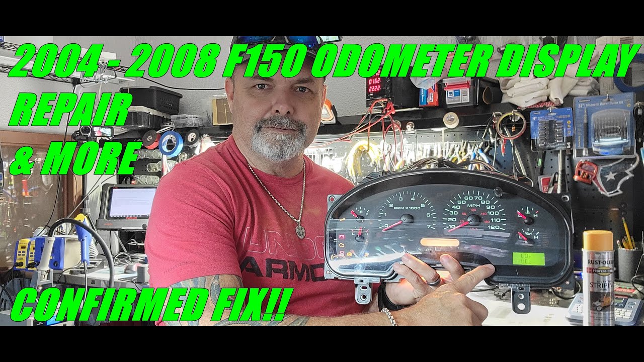 2004 - 2008 f150 Odometer display repair! Confirmed fix! - YouTube