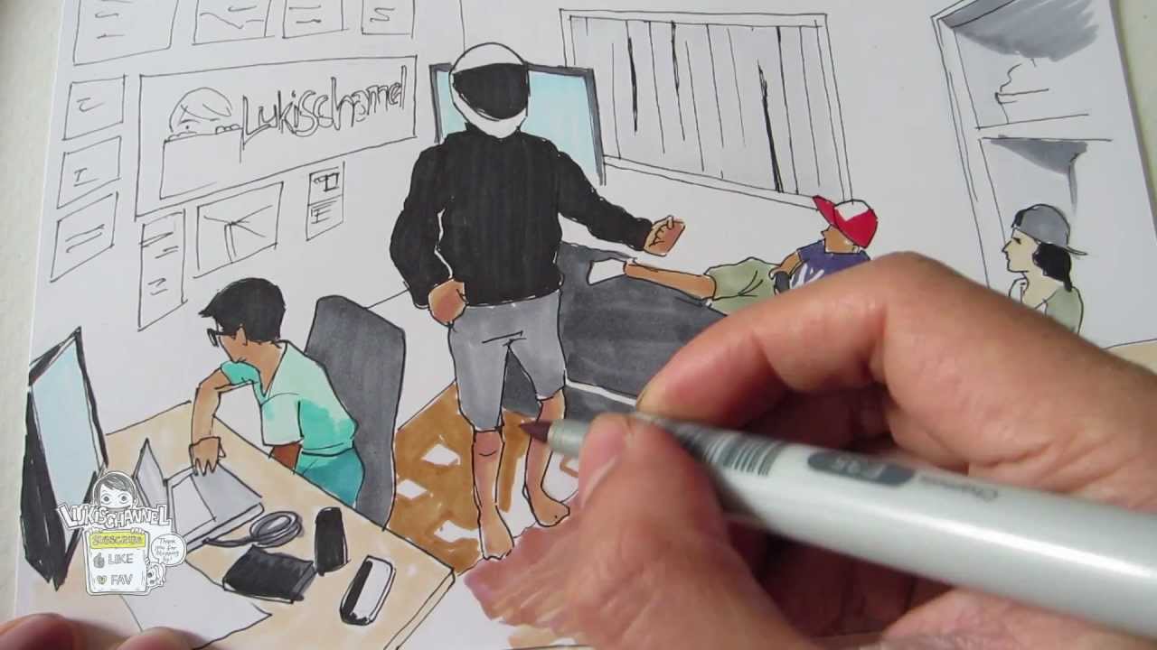 Drawing Harlem Shake (Full) - YouTube