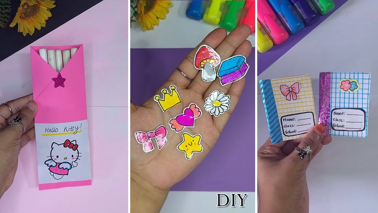 Easy craft ideas/ miniature craft /Paper craft/ how to make /DIY/school ...