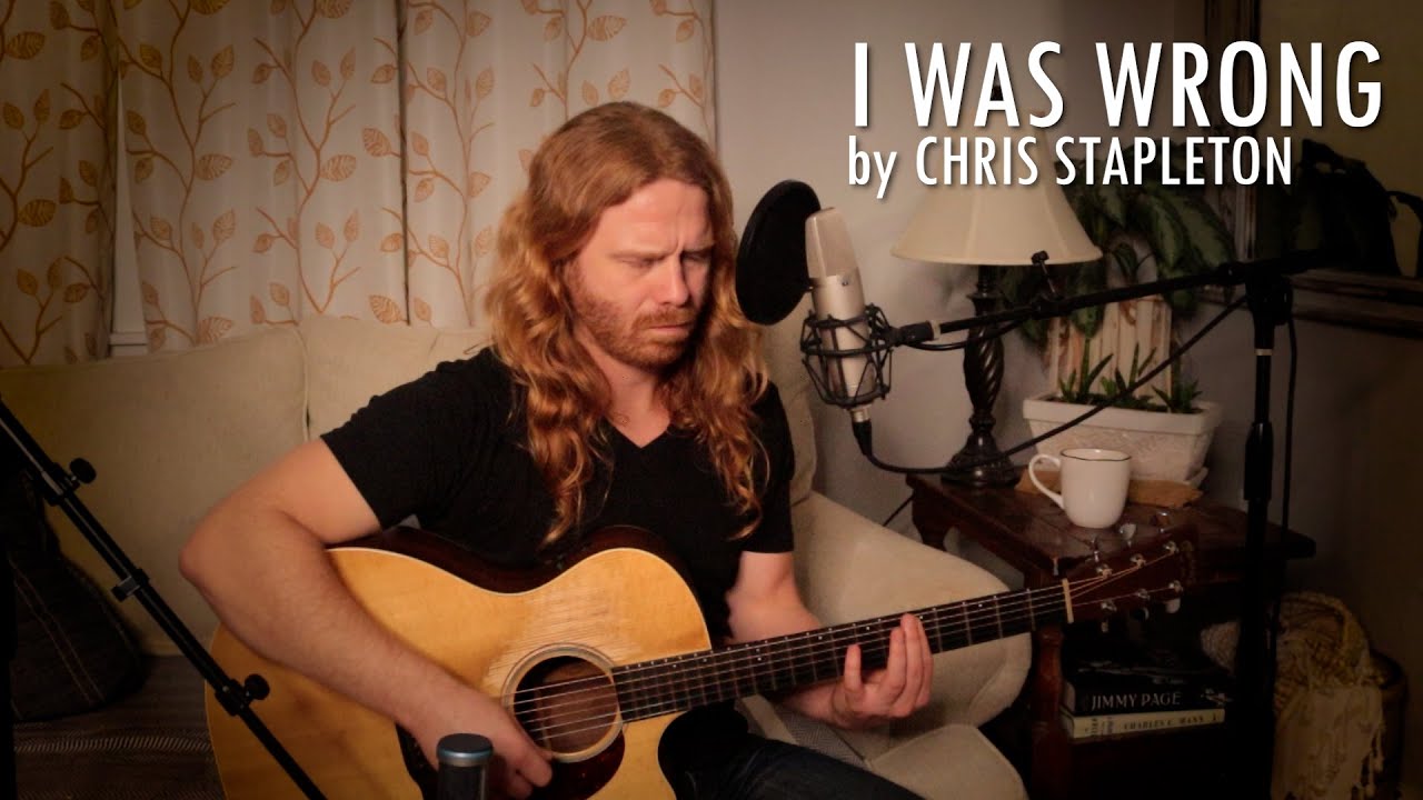"I Was Wrong" by Chris Stapleton - Adam Pearce (Acoustic Cover) - YouTube