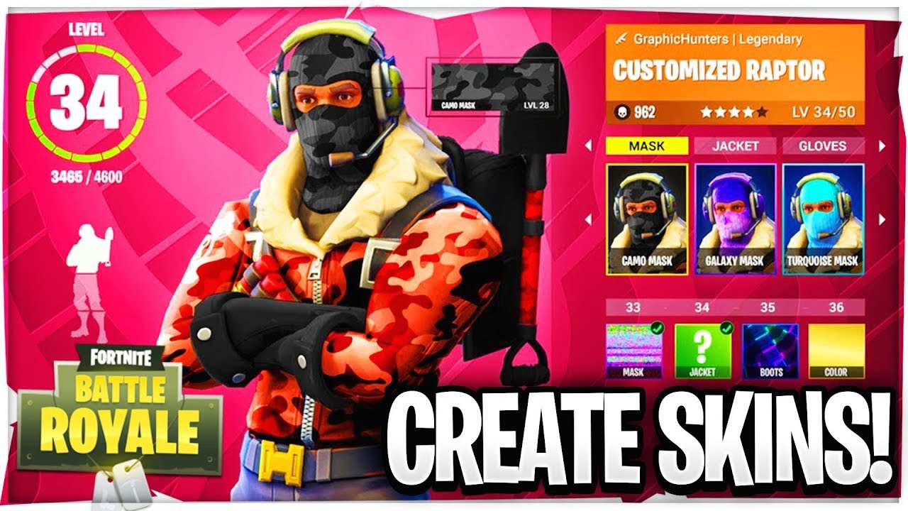 How To Create Your Own *CUSTOM* Fortnite Skin! (Fortnite Battle Royale ...