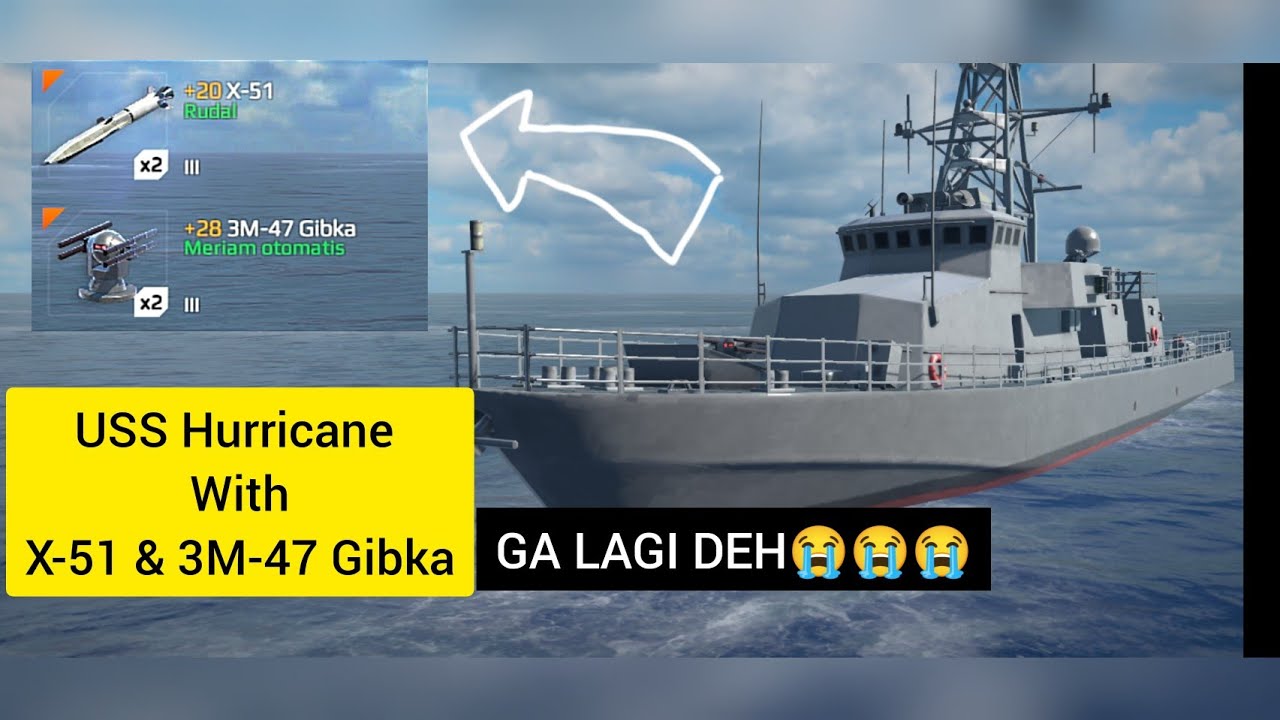 USS HURRICANE WITH X-51 & 3M-47 | GA LAGI COOK... | MODERN WARSHIP ...
