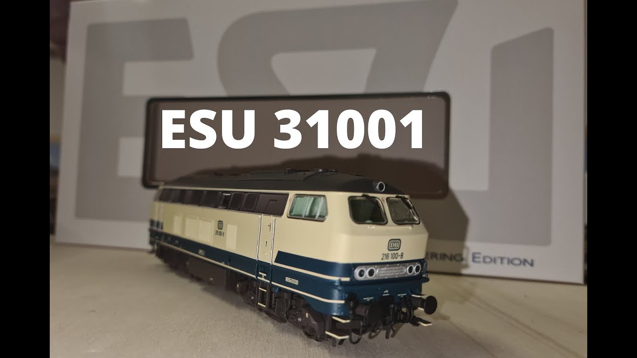 Unboxing, ESU 31001, V160/ Br 216 - YouTube