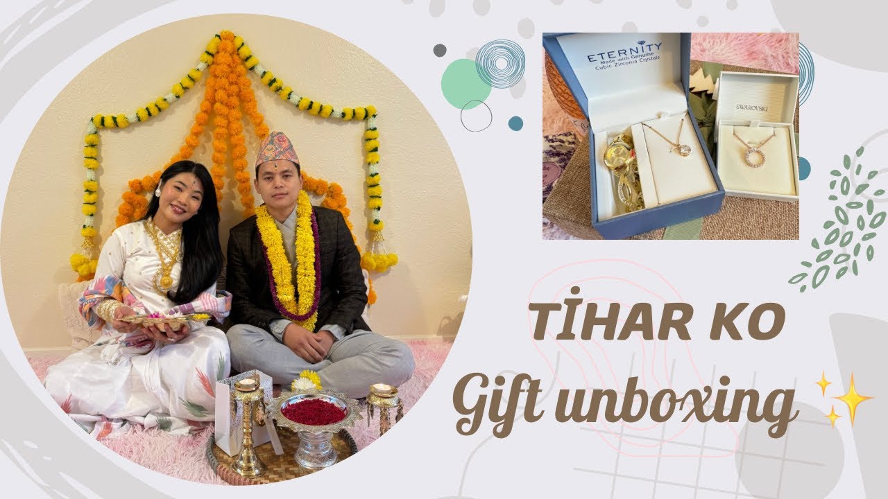 Tihar Gift from Bhai Buhari, Didi, Baini 🏡🪔🫂 - YouTube