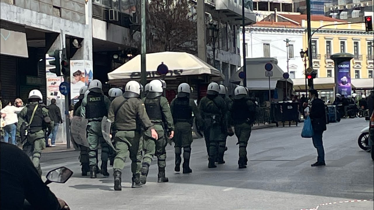 Getting stuck in Athens riots 🇬🇷 - YouTube