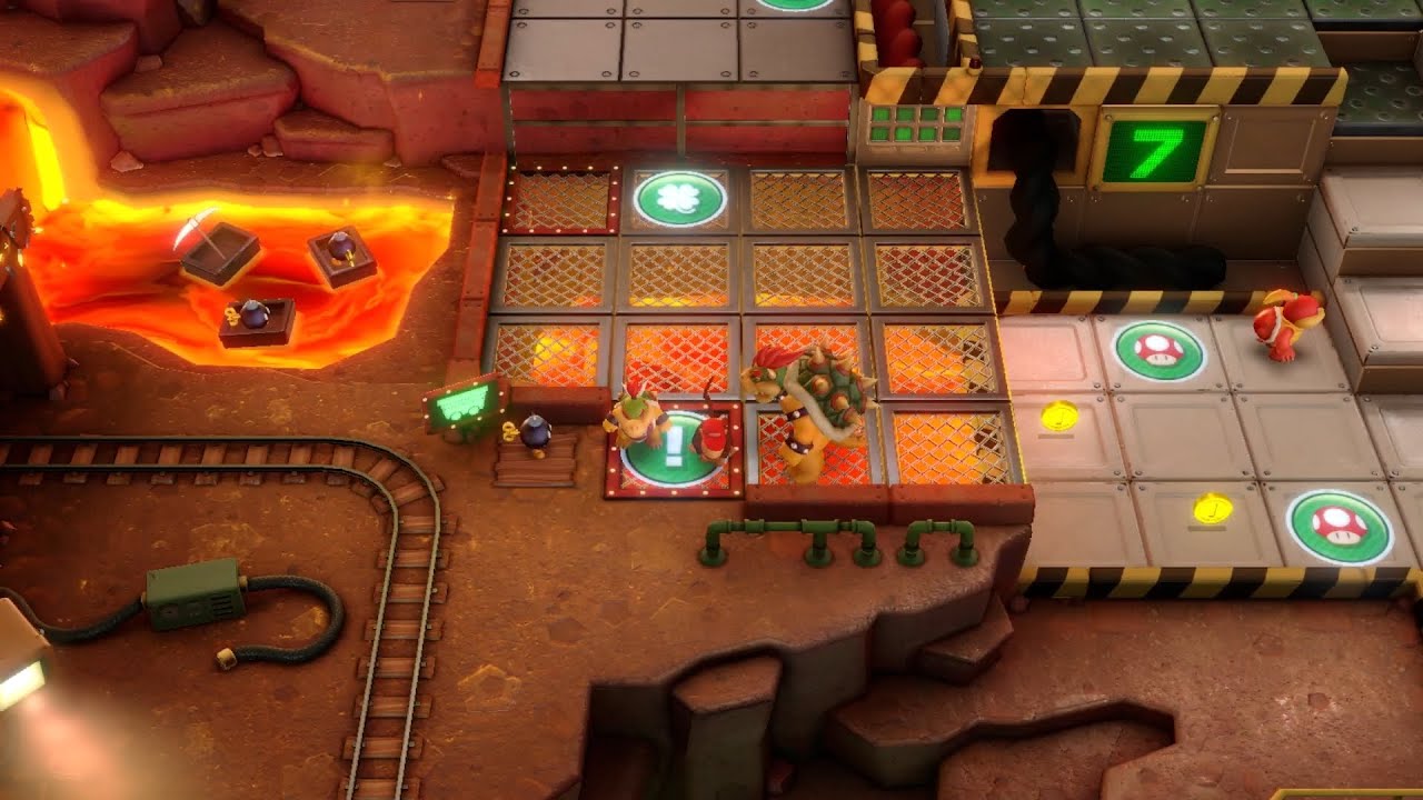 Super Mario Party Partner Party #2470 Gold Rush Mine Diddy Kong ...