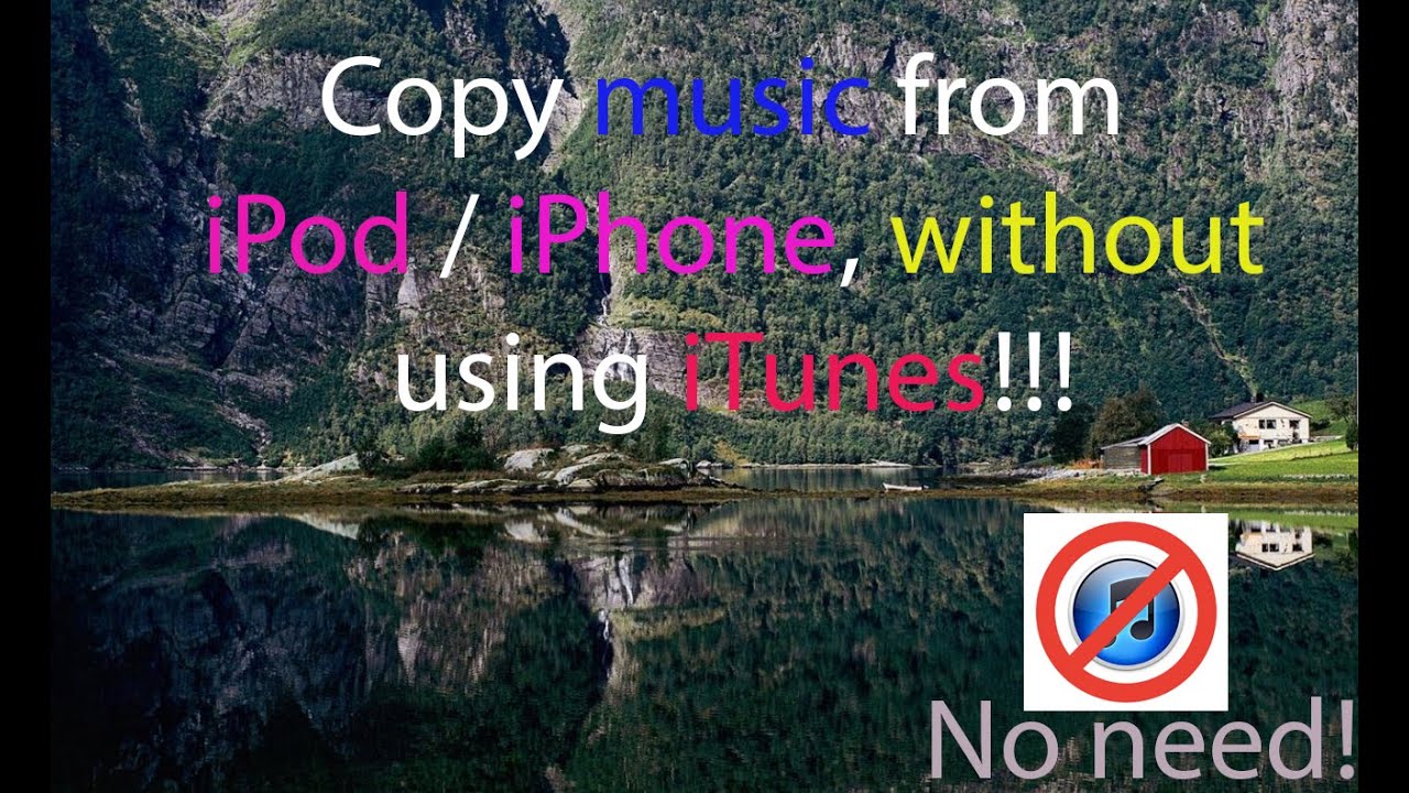 Backup / copy music WITHOUT using iTunes!!! Easy and simple. - YouTube