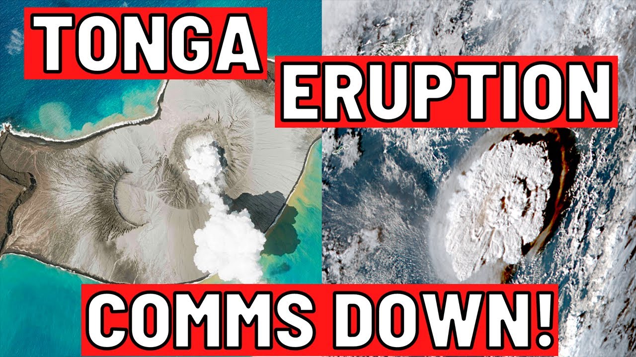 Major communications DOWN after Tonga Volcano | Amateur Radio - YouTube