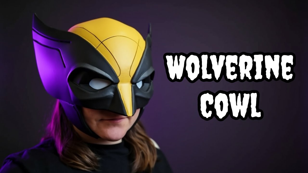 How to make Wolverine's Cowl from EVA foam! - YouTube