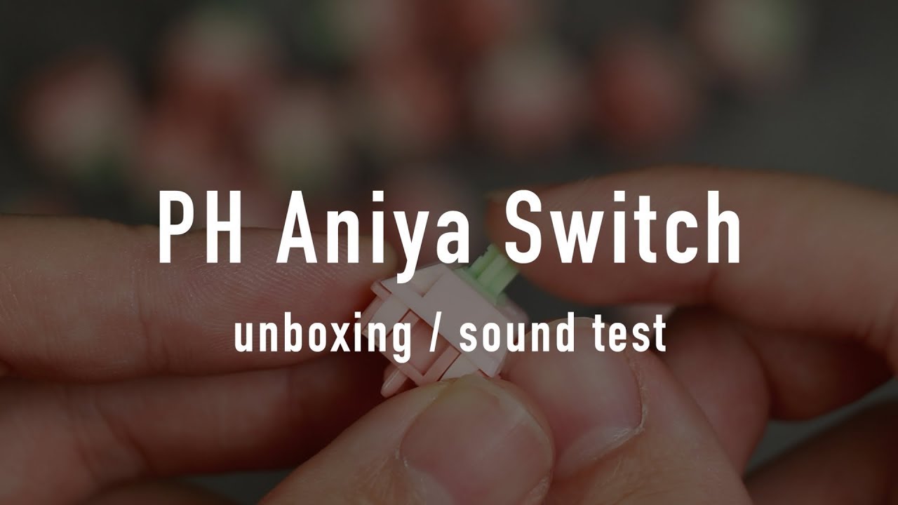 It Beats Hyacinth Switch? | Aniya Switch | Unboxing/SoundTest - YouTube
