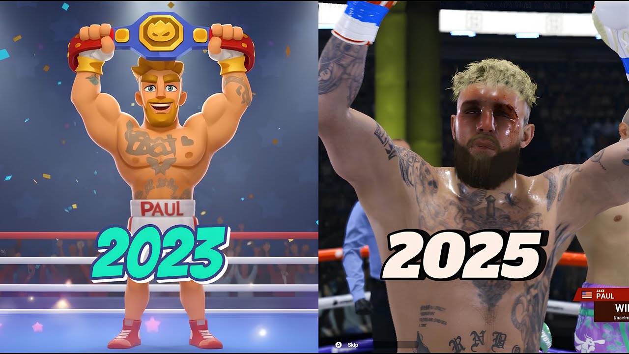 Evolution of Jake Paul in Video Games (2023 - 2025) - YouTube