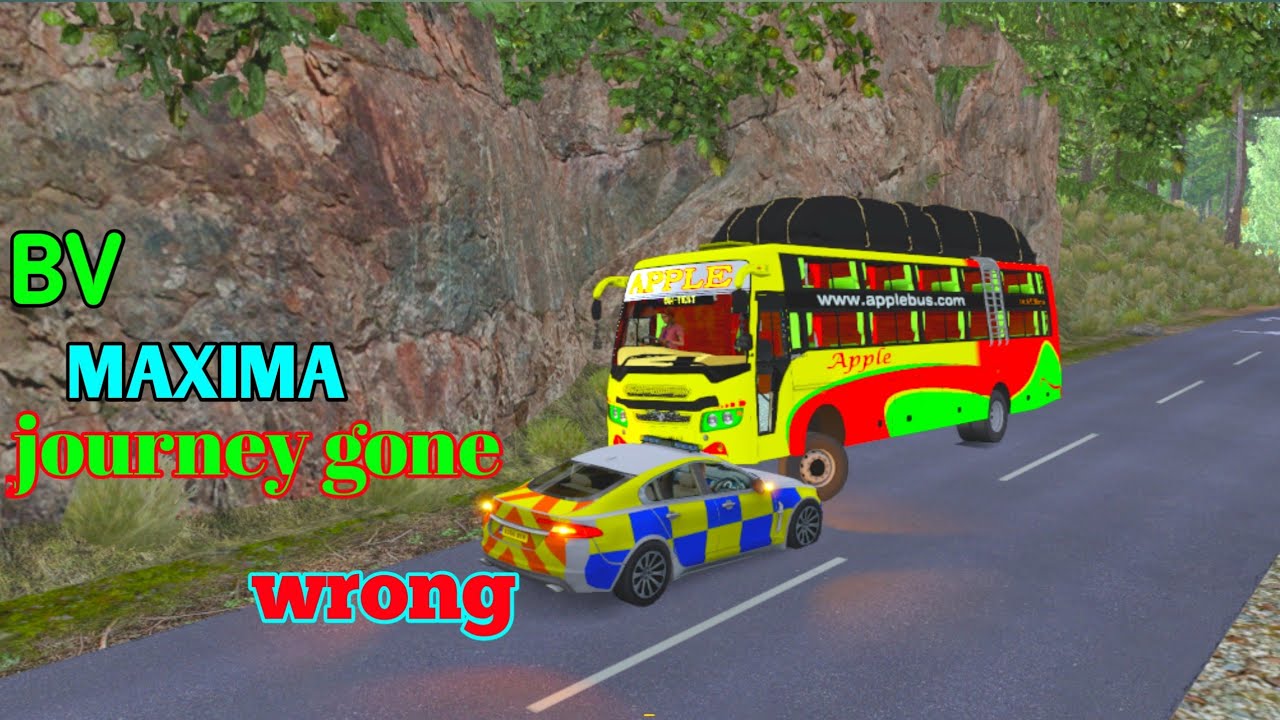 BV Maxima bus journey gone 💥wrong on single road - YouTube