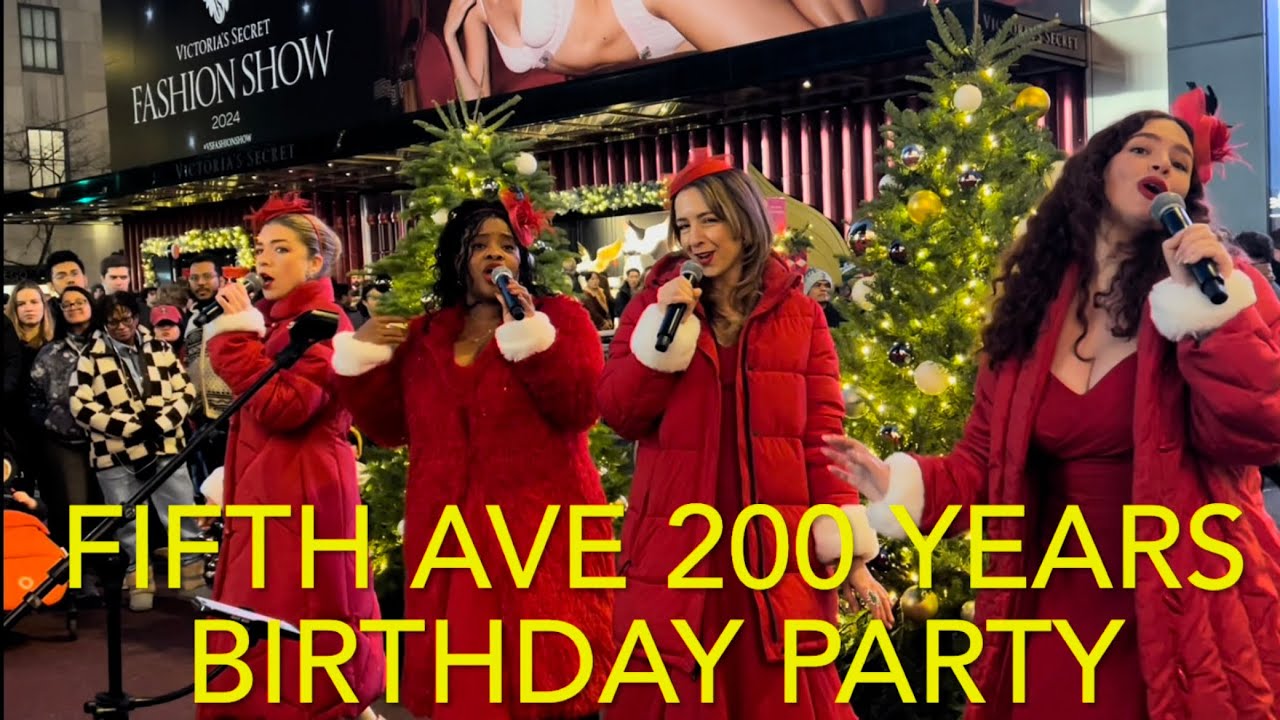 Fifth Ave stops for the 200th Birthday Party Celebration with The New ...