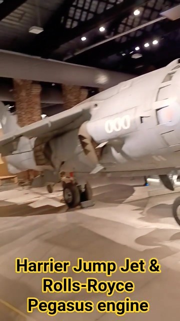 Harrier Jump Jet & Rolls-Royce Pegasus engine #aircraft #vstol # ...